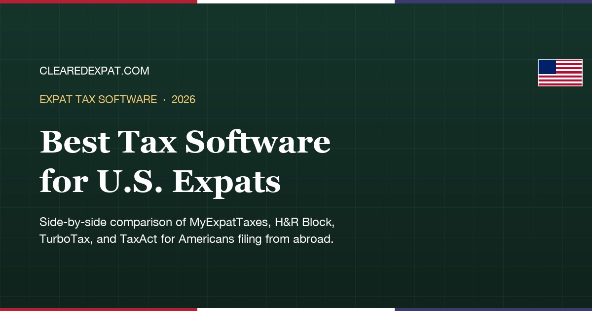 Best Tax Software for US Expats 2026 | ClearedExpat